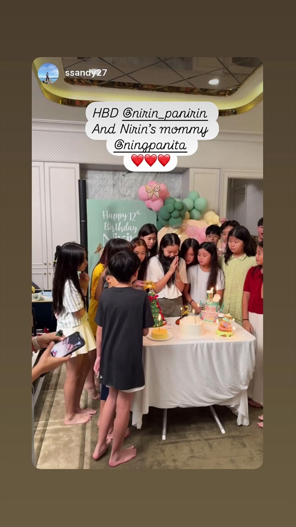 "น้องณิริน" โตเป็นสาวแล้ว สวยมาก "หนิง ปณิตา" อวยพรลูกรัก อบอุ่นหัวใจสุดๆ